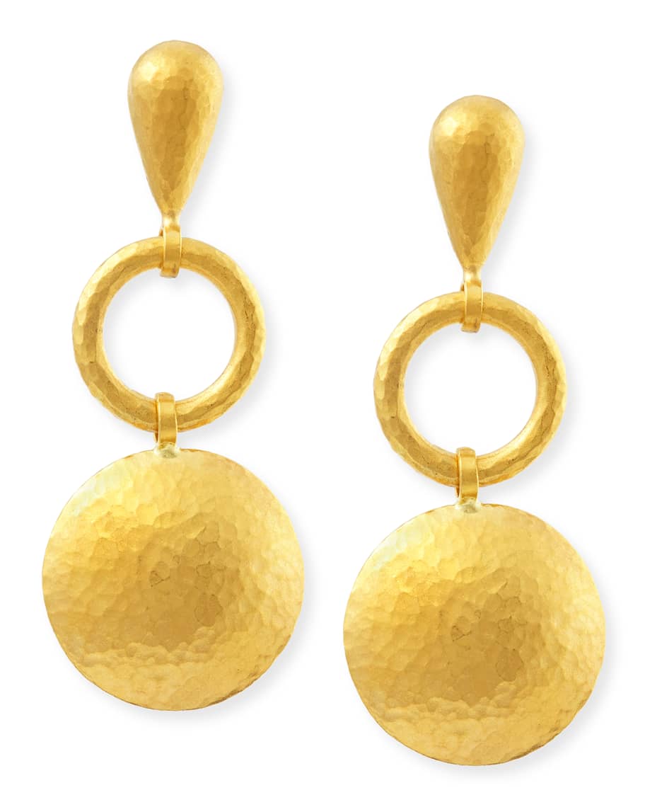 Gurhan Long Lentil Drop Spell Earrings | Neiman Marcus