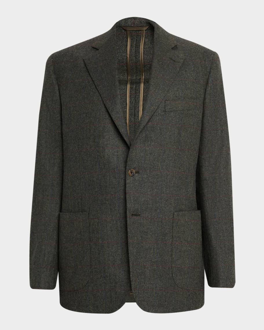 Anderson & Sheppard Men's Single-Breasted Wool Cashmere Sport Coat ...
