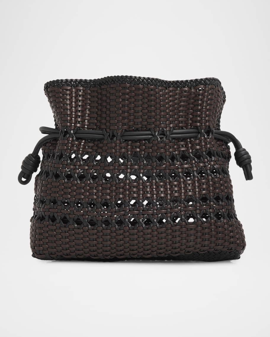 Loewe Flamenco Clutch Bag in Woven Leather | Neiman Marcus
