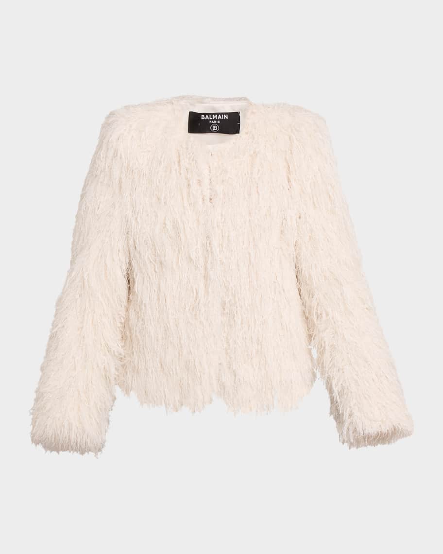 Balmain Fringed Jacket | Neiman Marcus