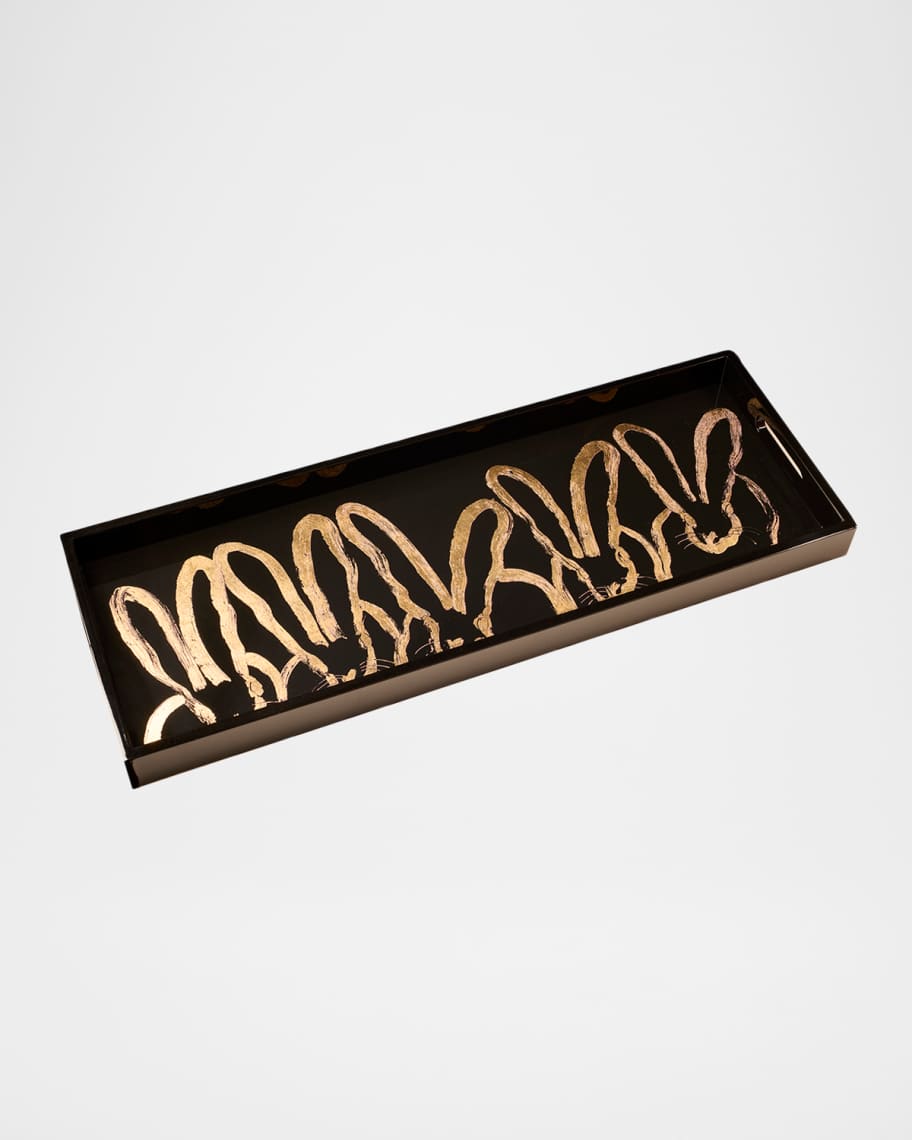 Hunt Slonem Conga Long Lacquer Serving Tray | Neiman Marcus