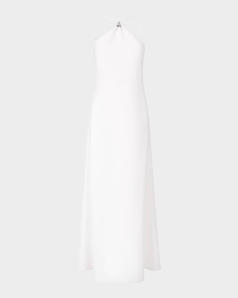 STAUD Calla High-Neck Maxi Dress | Neiman Marcus