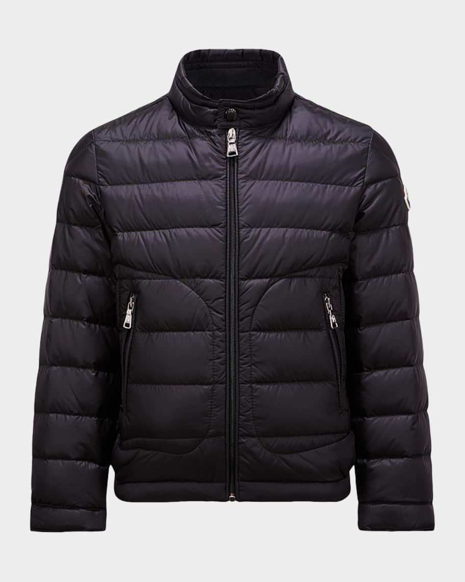 Moncler Boy's Acorus Packable Down Jacket, Size 8-10 | Neiman Marcus