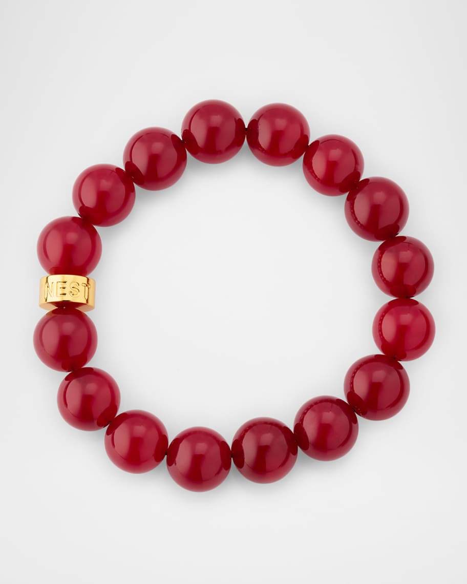 NEST Jewelry Ruby Quartz Stretch Bracelet | Neiman Marcus