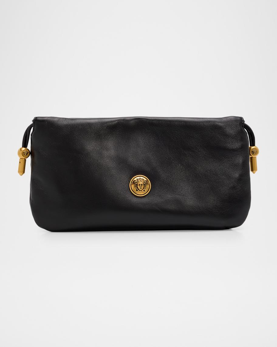 Versace Medusa Lambskin Leather Clutch Bag | Neiman Marcus