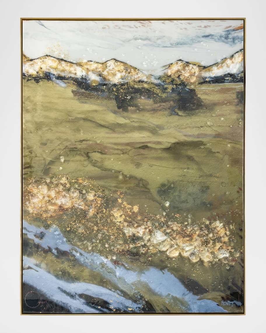 John-Richard Collection "Golden Mountains" Framed Print by Mary Hong ...