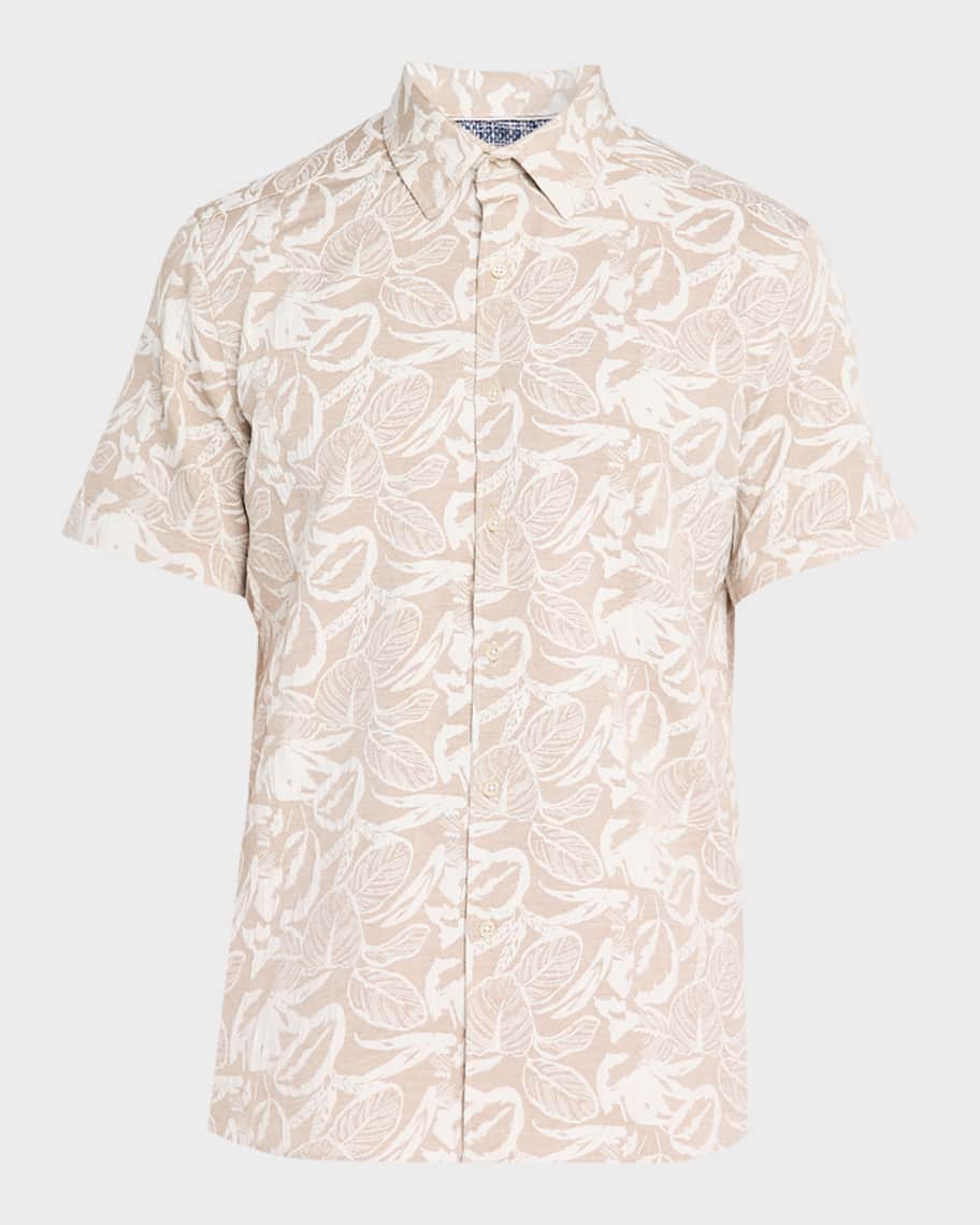 Robert Graham Men's Santa Monica Foliage Short-Sleeve Shirt | Neiman Marcus