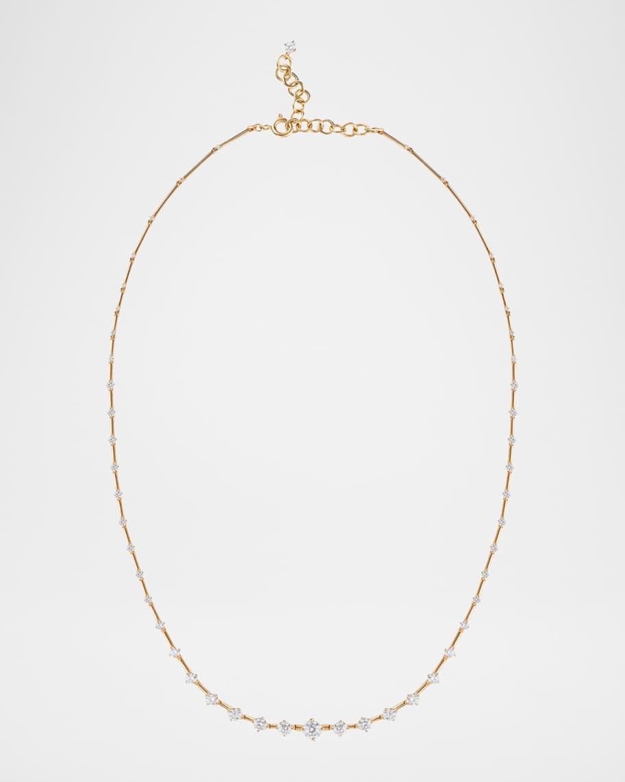 Fernando Jorge Sequence 18K Gold Diamond Necklace, Small | Neiman Marcus