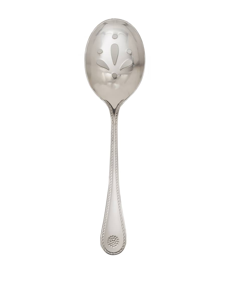 Juliska Berry & Thread Bright Satin Pierced Serving Spoon | Neiman Marcus