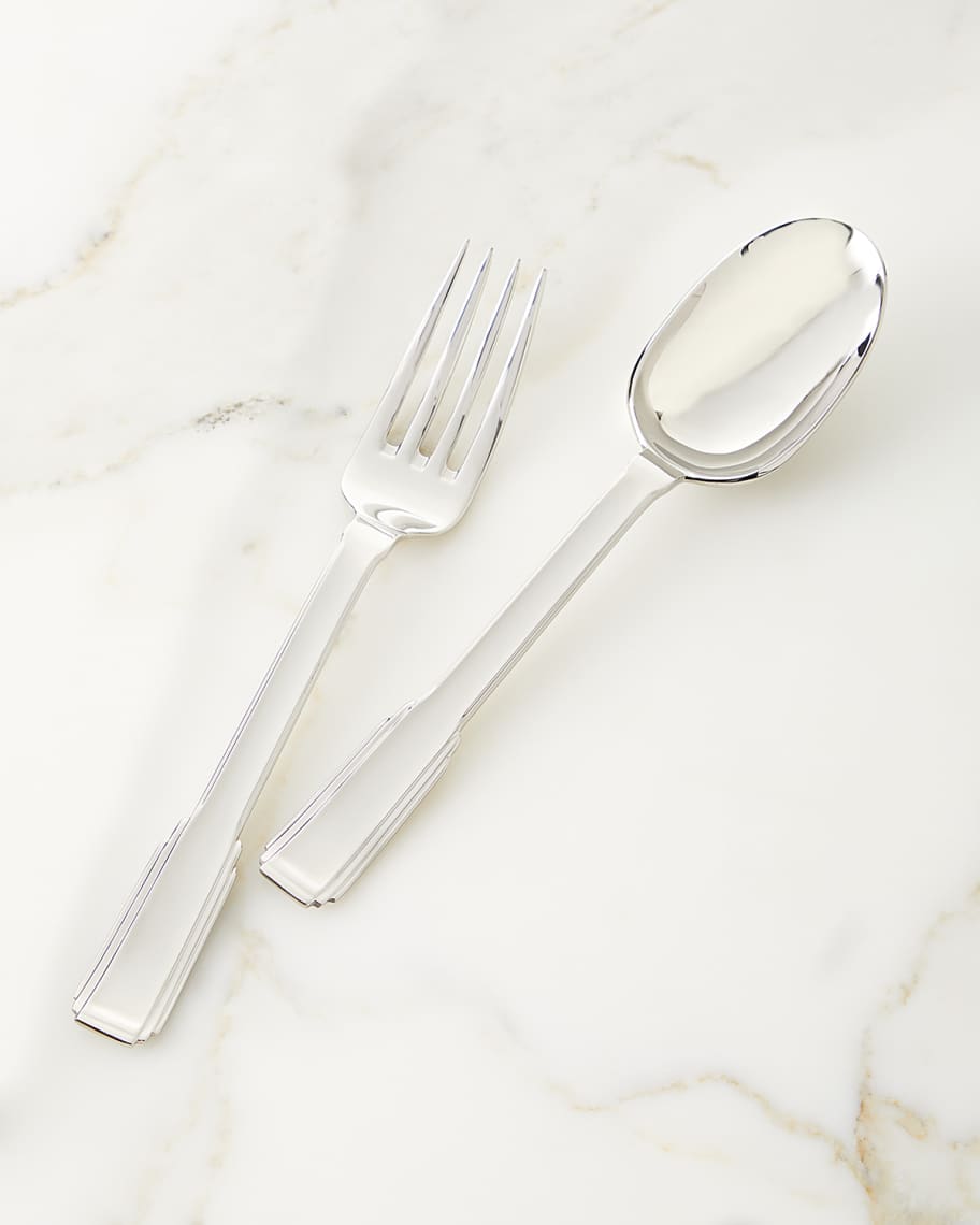 Ricci Silversmith Art Deco 2-Piece Flatware Serving Set | Neiman Marcus