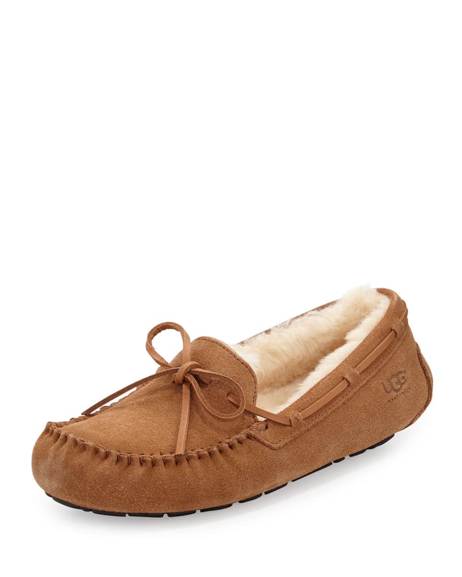 UGG Men's Olsen Chestnut Suede Slipper | Neiman Marcus
