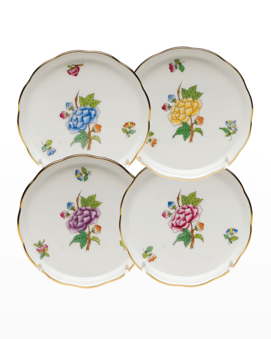 Herend Floral Porcelain Coasters, Set of 4 | Neiman Marcus