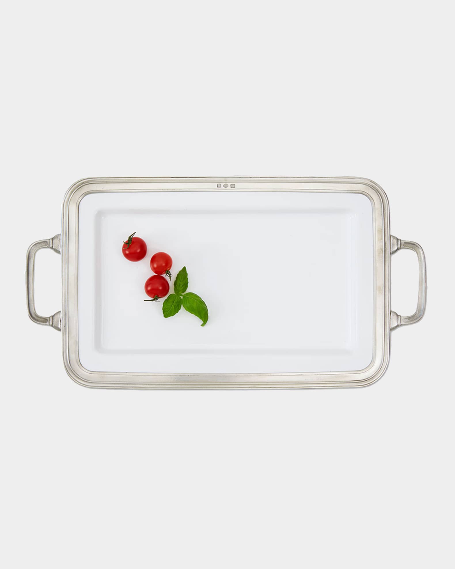 Match Gianna Rectangular Medium Platter with Handles | Neiman Marcus