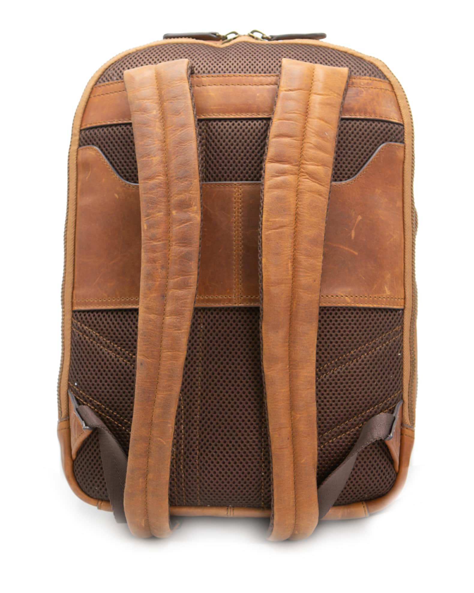 Frye Men's Logan Leather Multi-Zip Backpack | Neiman Marcus