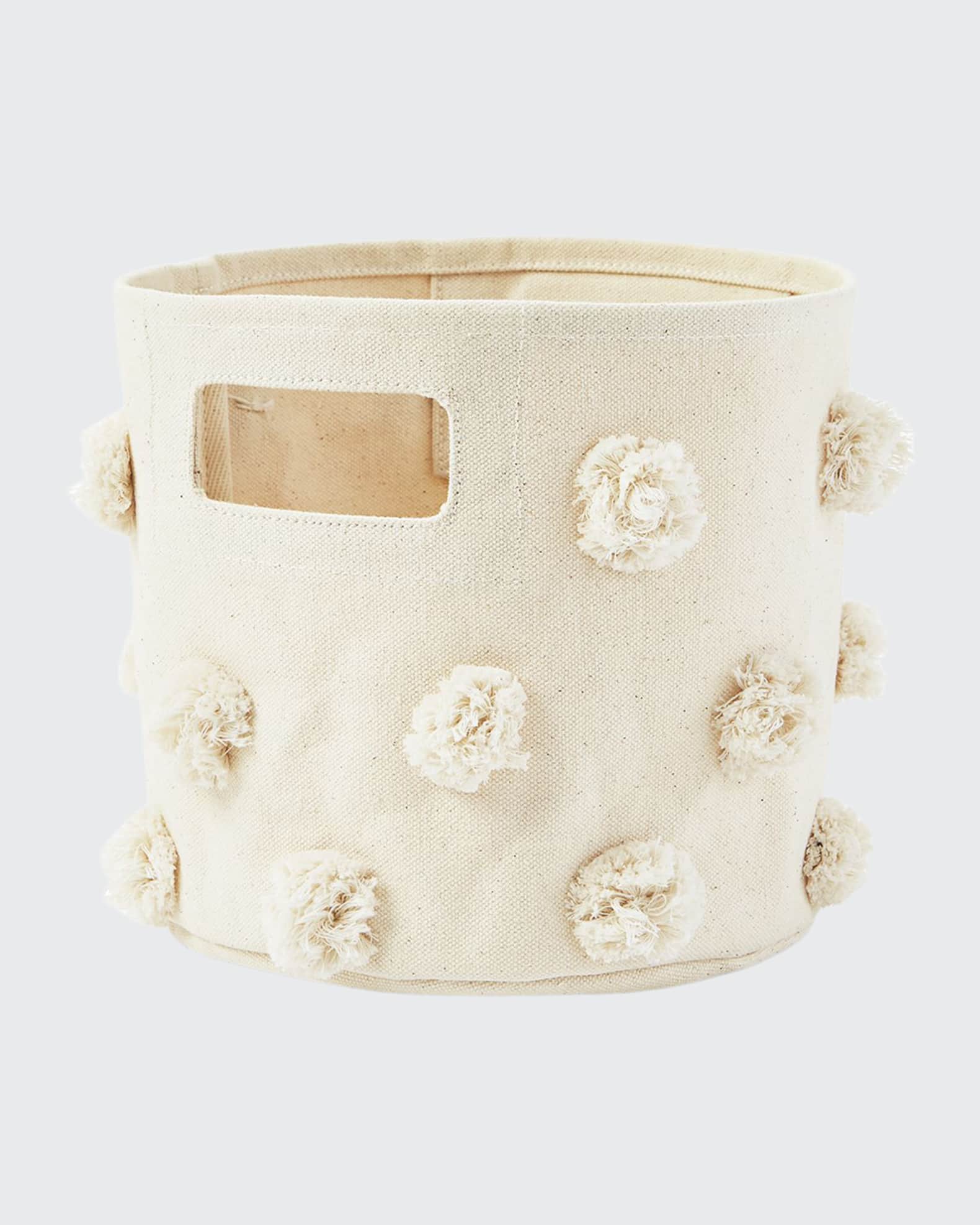 Pehr Designs Pompom Cotton Canvas Mini Storage | Neiman Marcus
