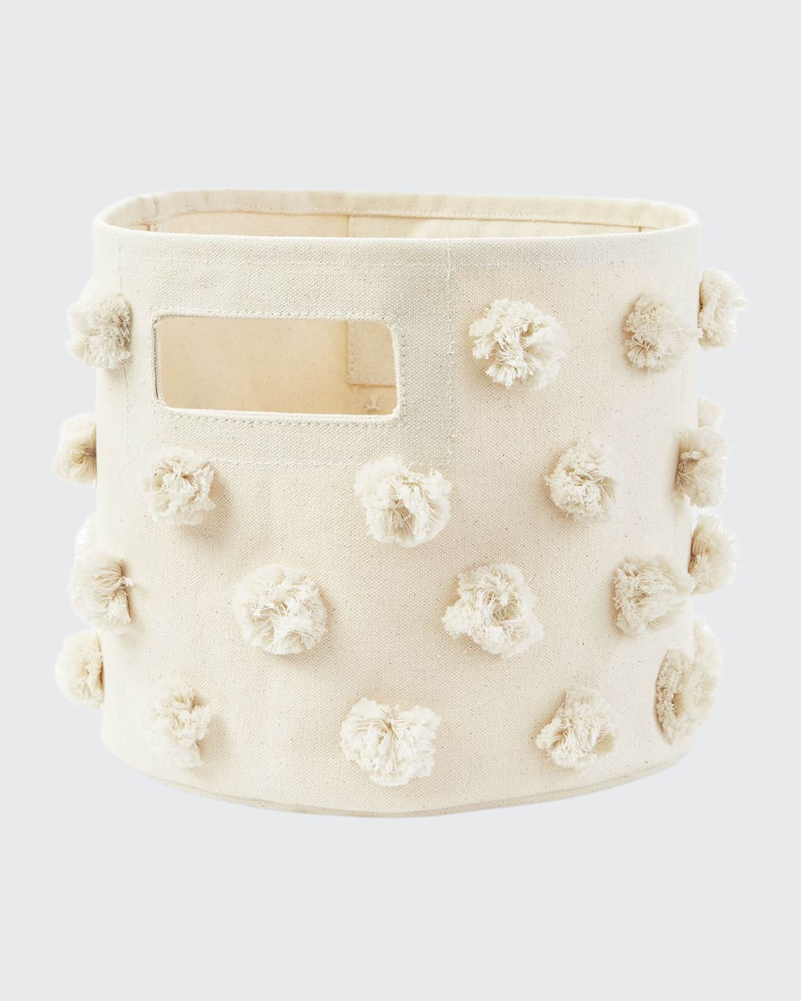 Pehr Designs Pompom Cotton Canvas Storage Pint | Neiman Marcus