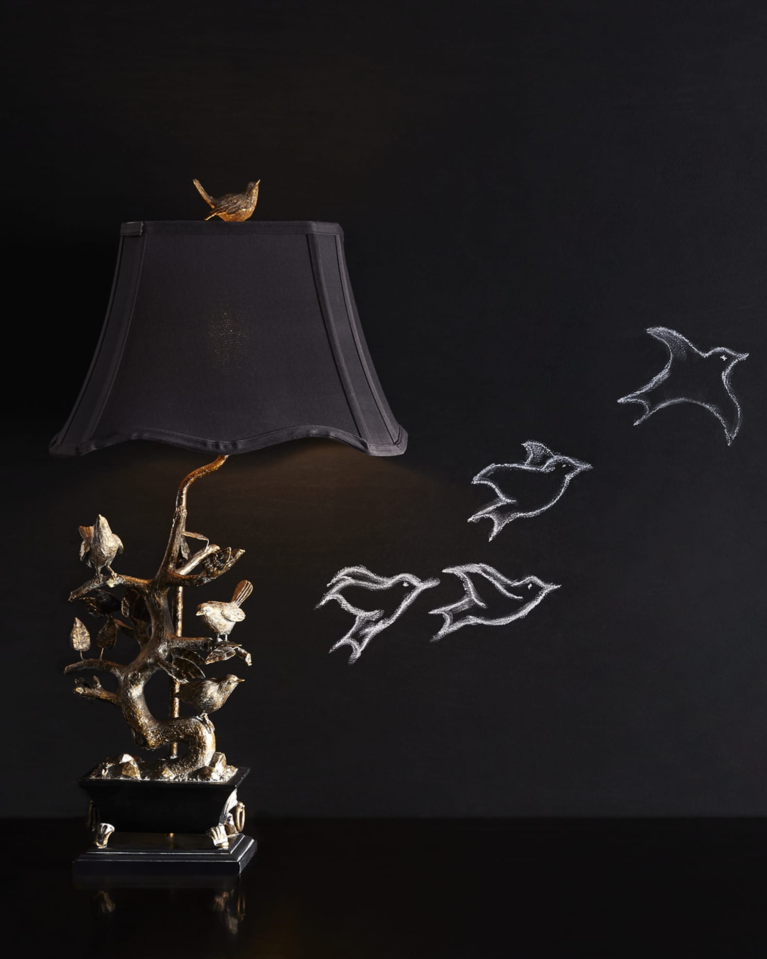 Couture Lamps Brass Bird-on-Branch Lamp | Neiman Marcus
