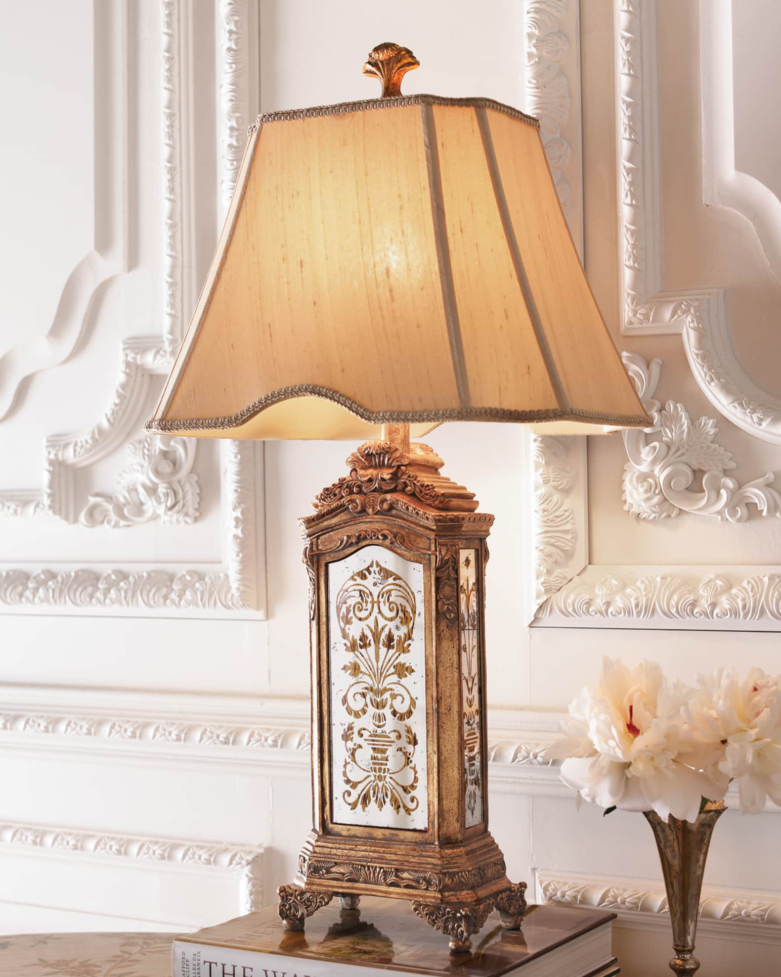 Couture Lamps Hand-Painted Mirrored Lamp | Neiman Marcus