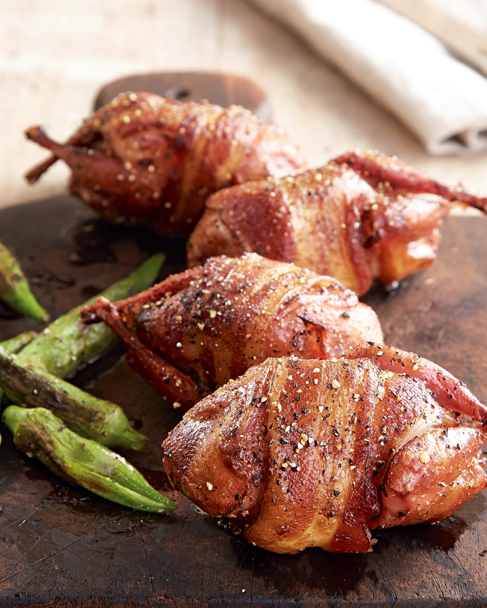 Alewel's Country Meats Bacon-Wrapped Stuffed Quail, For 8 People ...