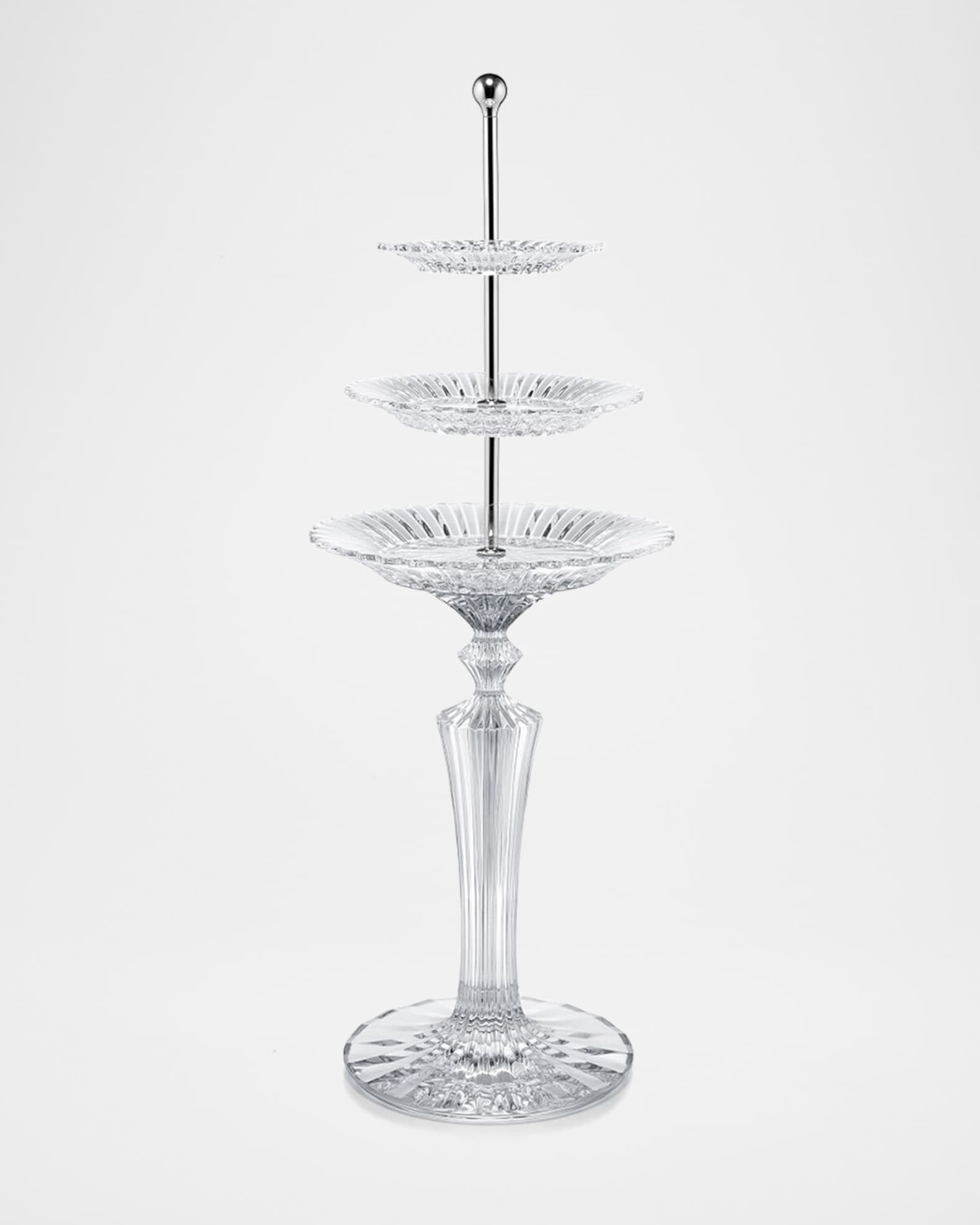 Baccarat Mille Nuits 3-Tier Pastry Stand | Neiman Marcus