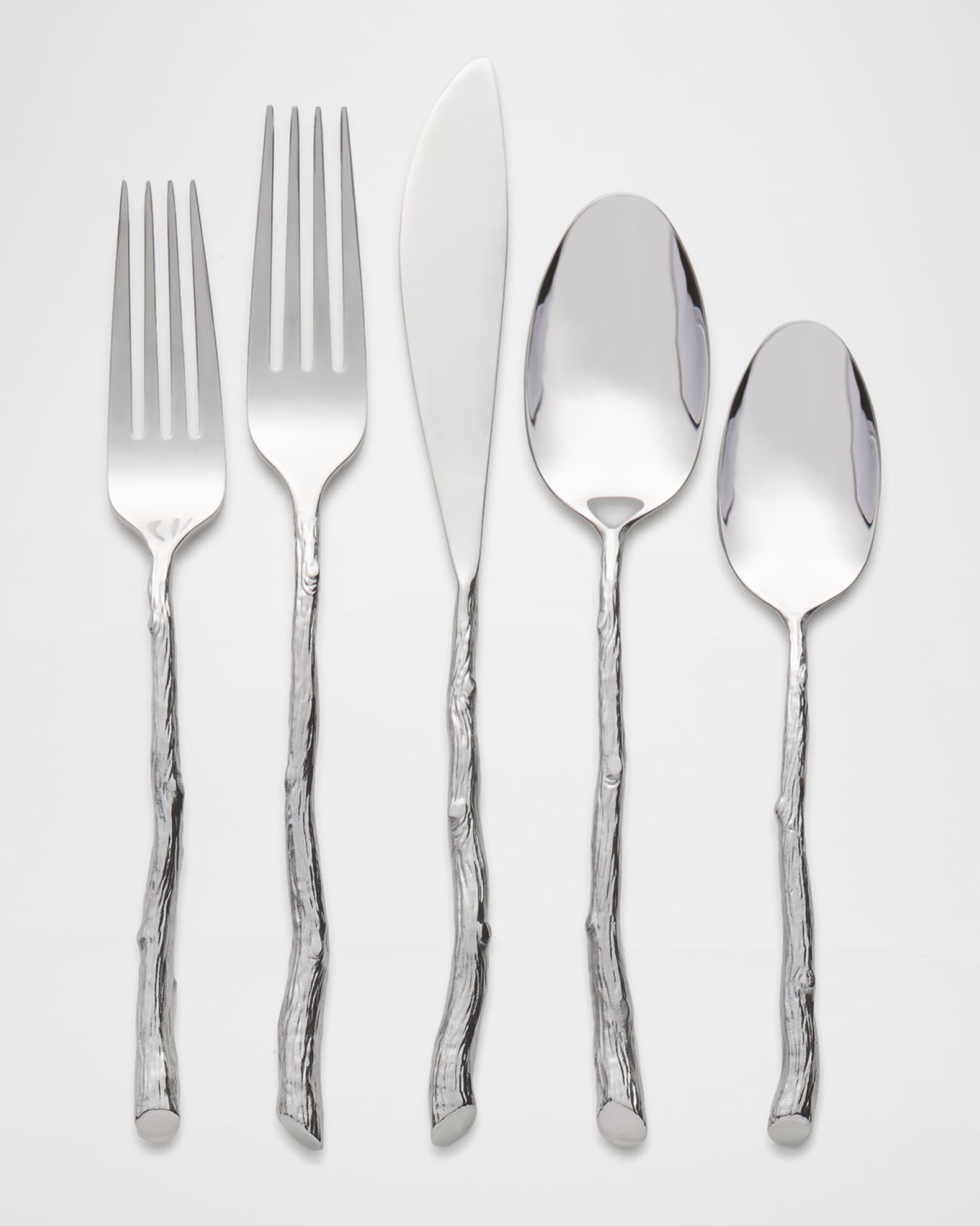 Michael Aram 5-Piece Twig Flatware Place Setting | Neiman Marcus