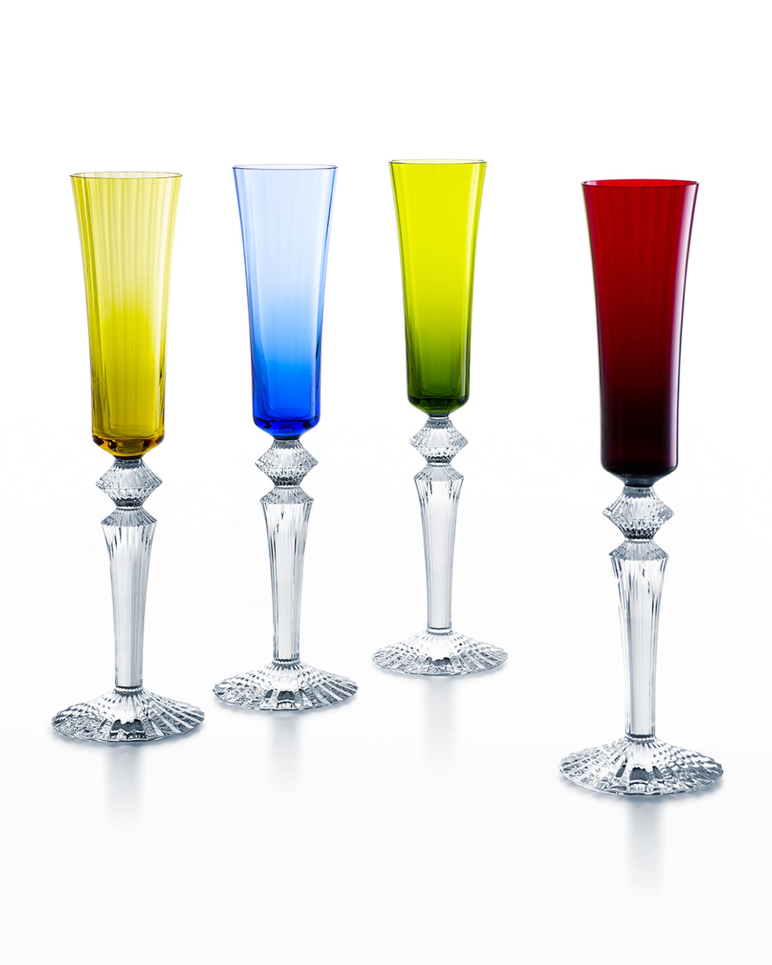 Baccarat Mille Nuits Flutes, 4-Piece Set | Neiman Marcus