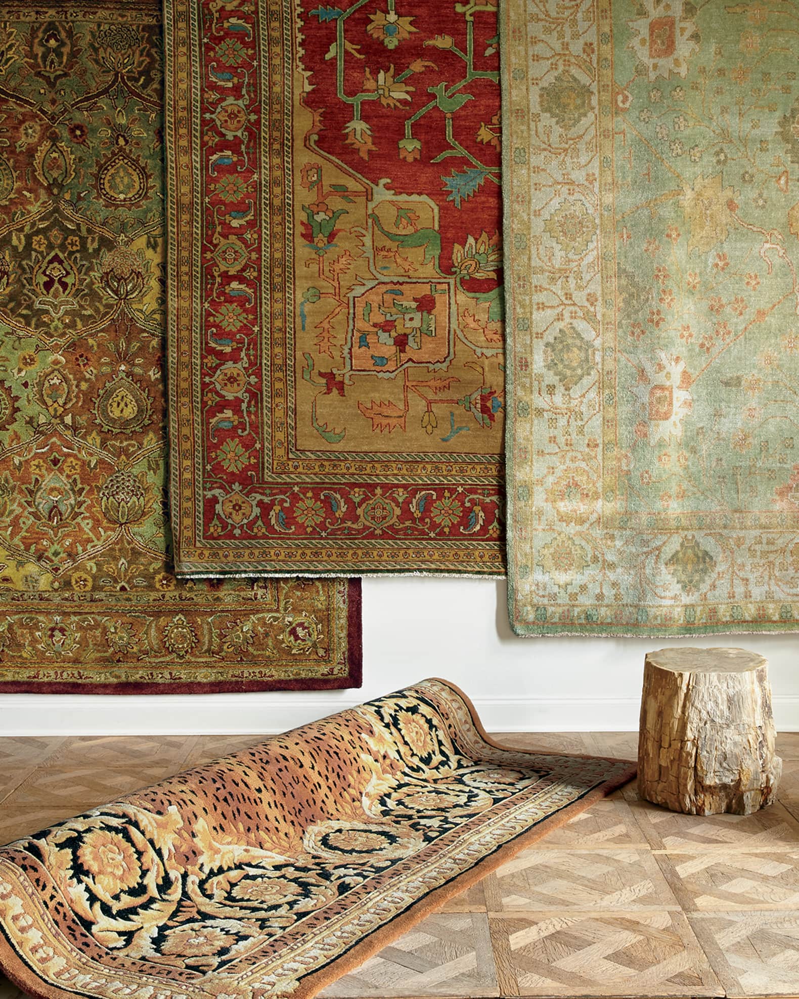 Roman Leopard Rug | Neiman Marcus