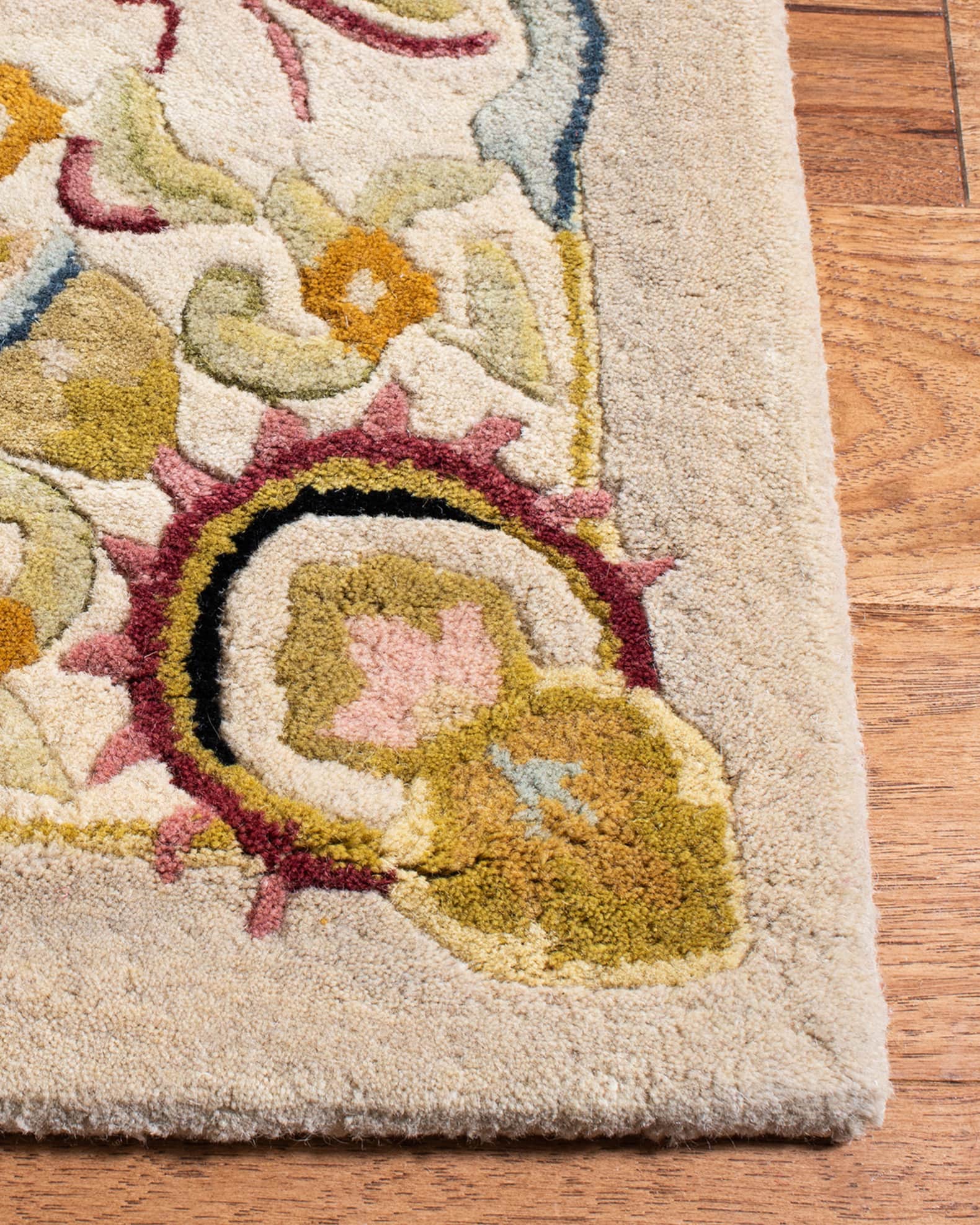 Feather Medallion Rug | Neiman Marcus