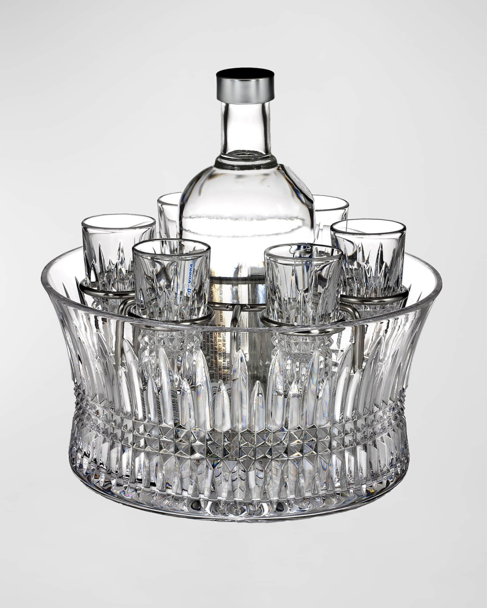 Waterford Crystal "Lismore Diamond" Vodka Set | Neiman Marcus