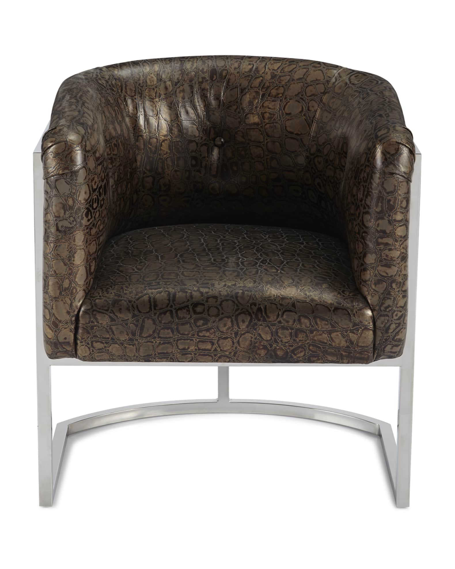Old Hickory Tannery Trevor Leather Dining Chair | Neiman Marcus