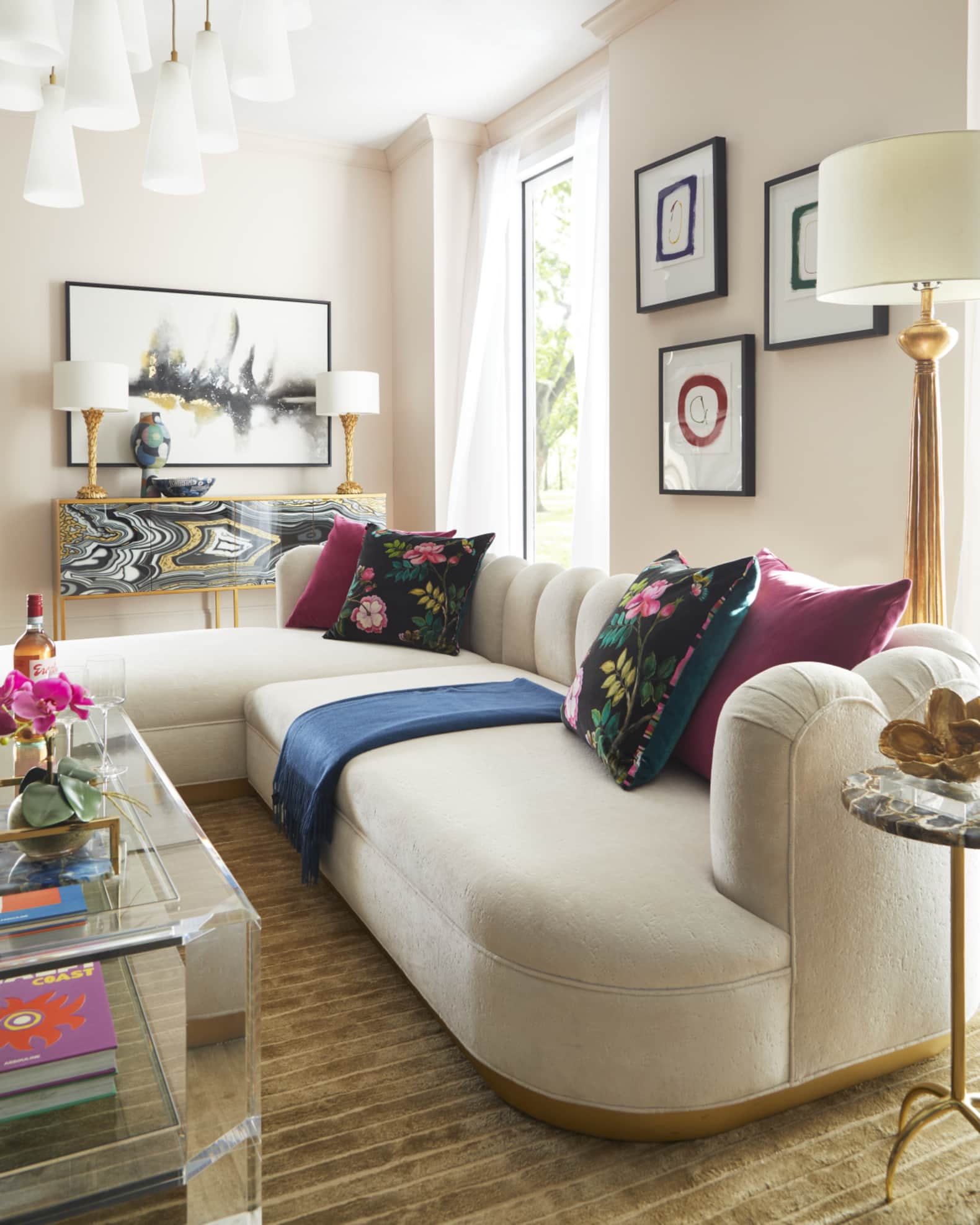 Interlude Home Surrey Acrylic Cocktail Table | Neiman Marcus