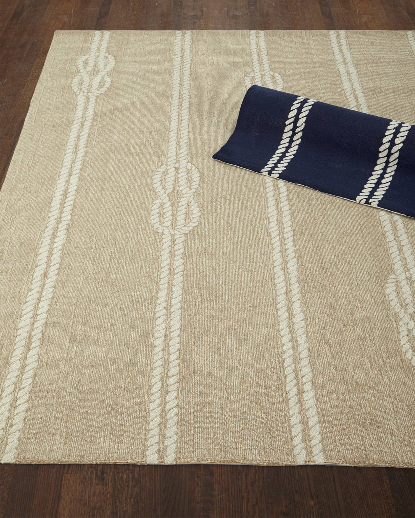 Knot & Rope Indoor/Outdoor Rug | Neiman Marcus