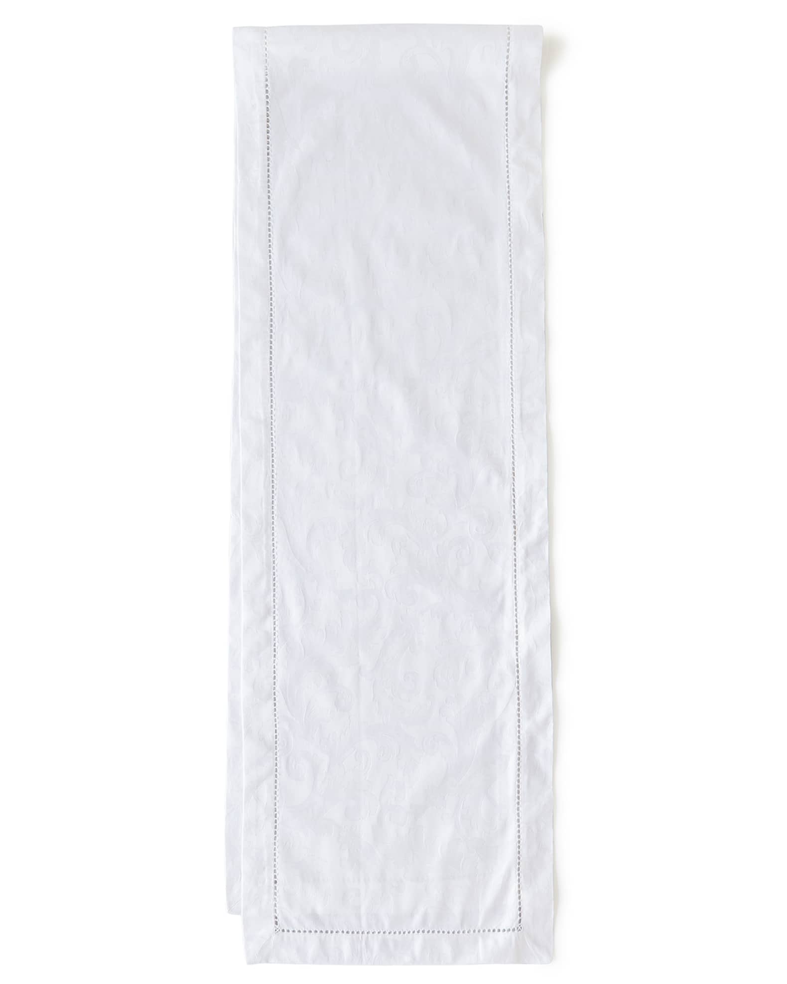 Sferra Acanthus Jacquard Table Runner, 15" x 72" | Neiman Marcus