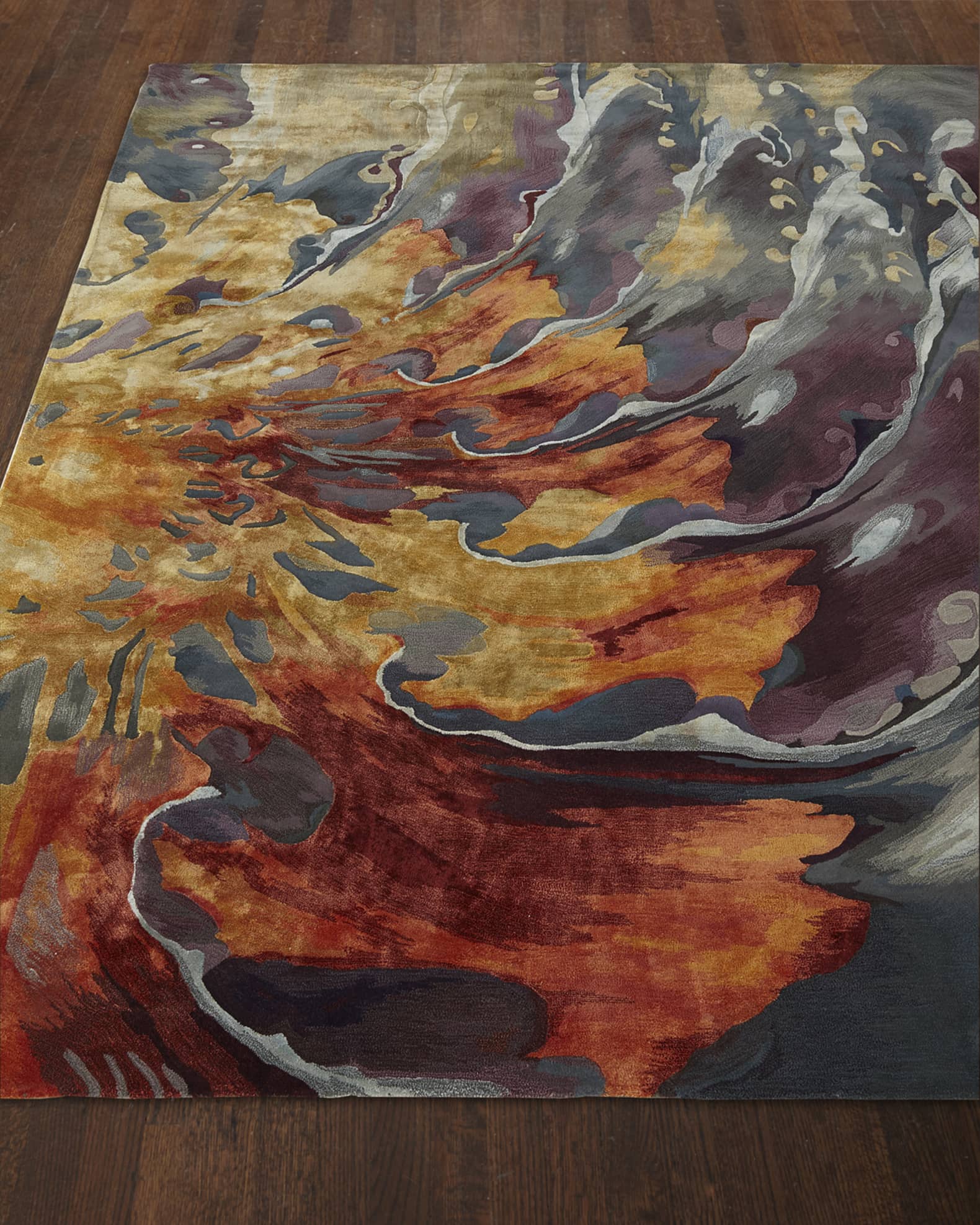 Prismatic Sunburst Rug | Neiman Marcus