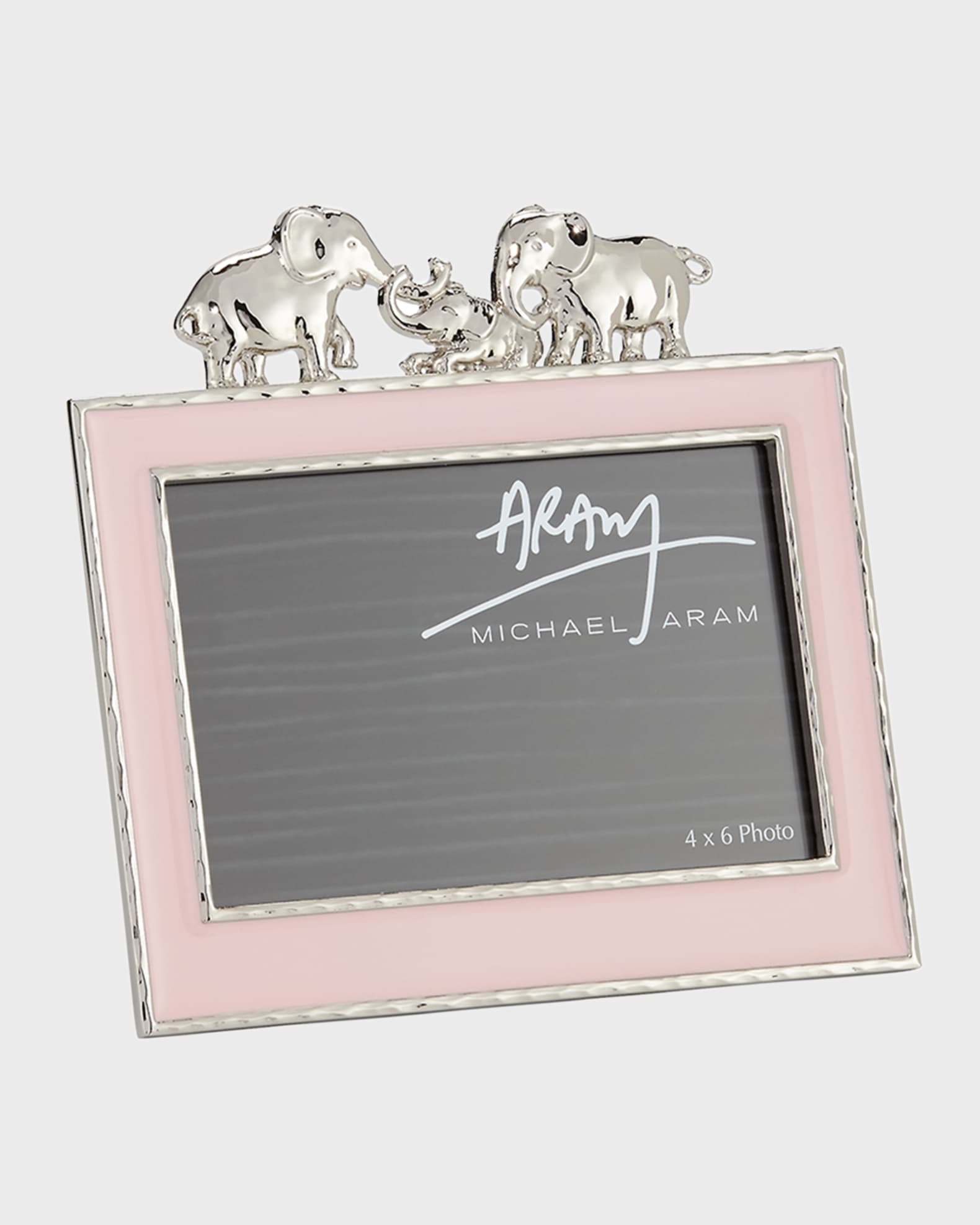 Michael Aram Girls' Elephant 4" x 6" Picture Frame, Pink | Neiman Marcus