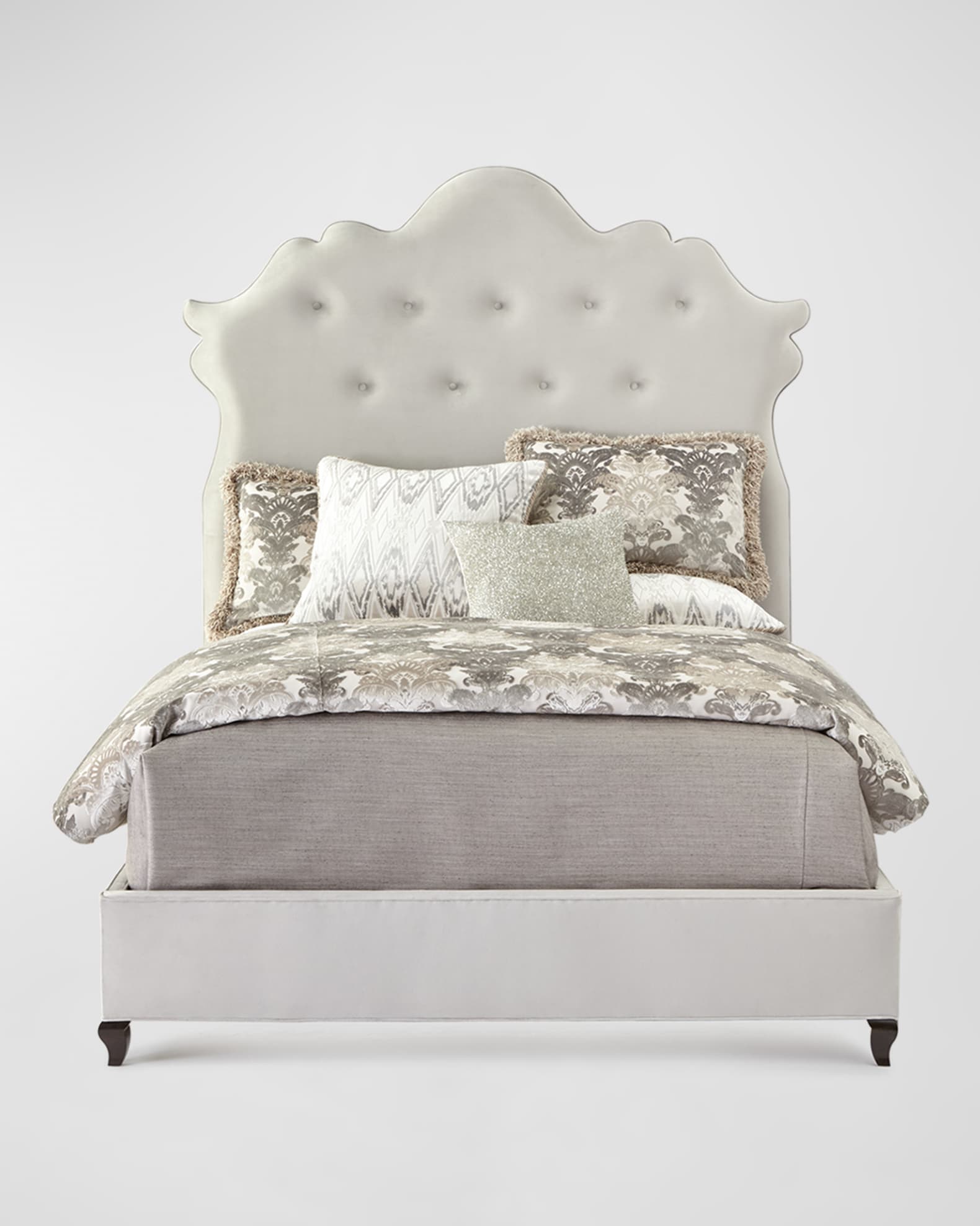Arabella Tufted California King Bed | Neiman Marcus