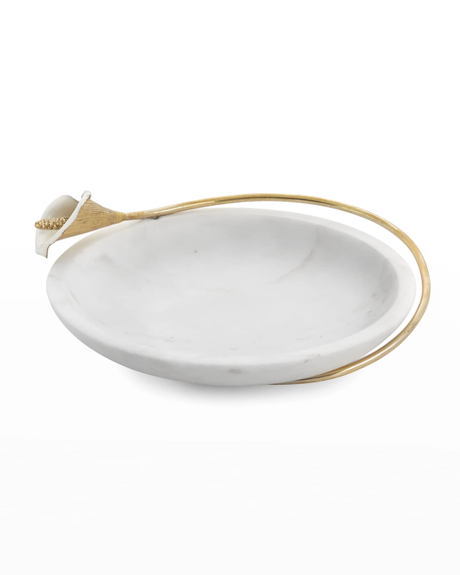 Michael Aram Calla Lily Marble Dish | Neiman Marcus