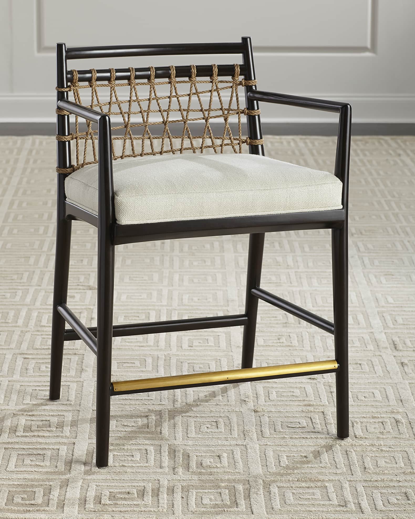 Palecek Pratt Counter Stool 24” | Neiman Marcus
