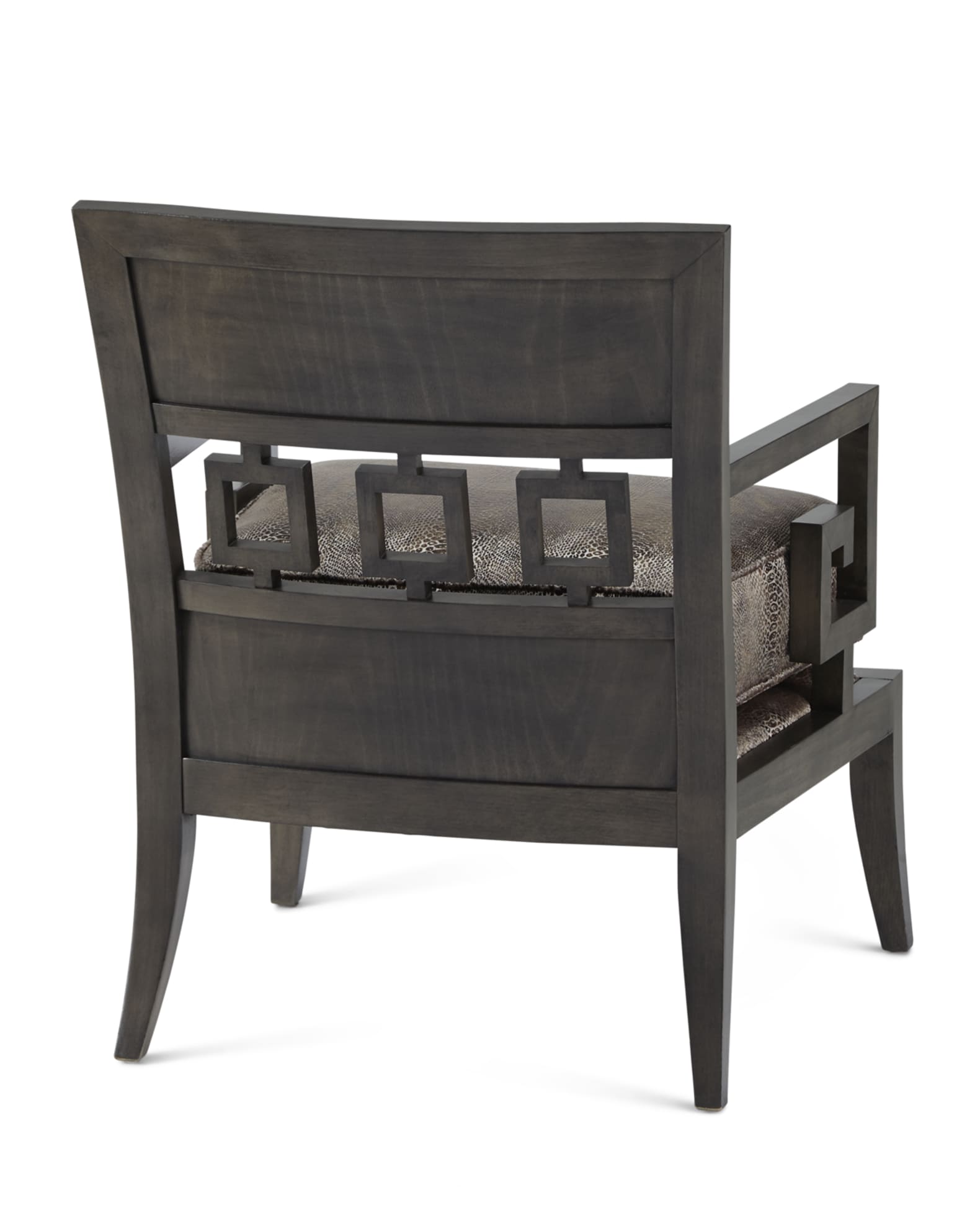 Massoud Serpent Greek Key Accent Chair | Neiman Marcus