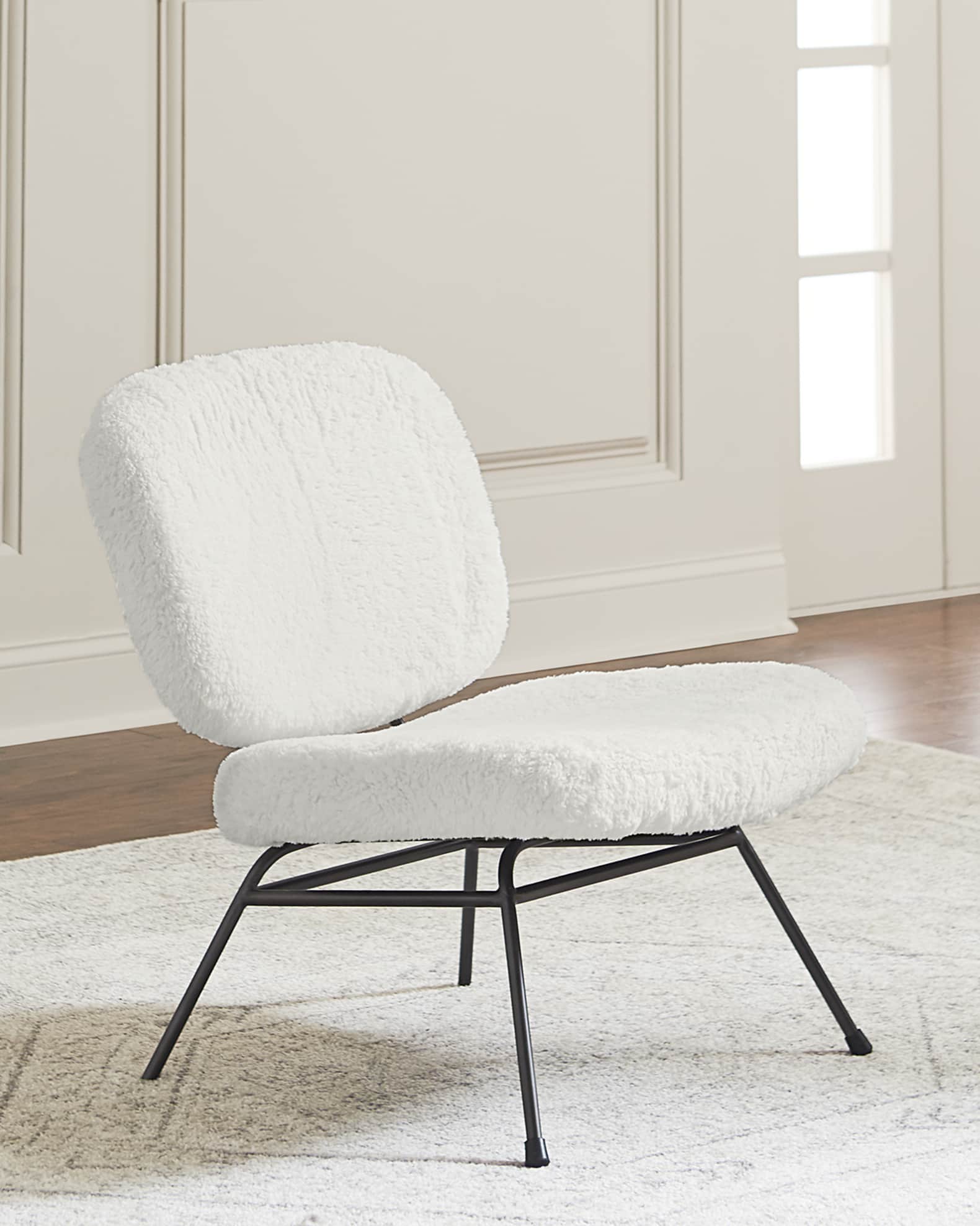 Four Hands Astor Faux-Fur Accent Chair | Neiman Marcus