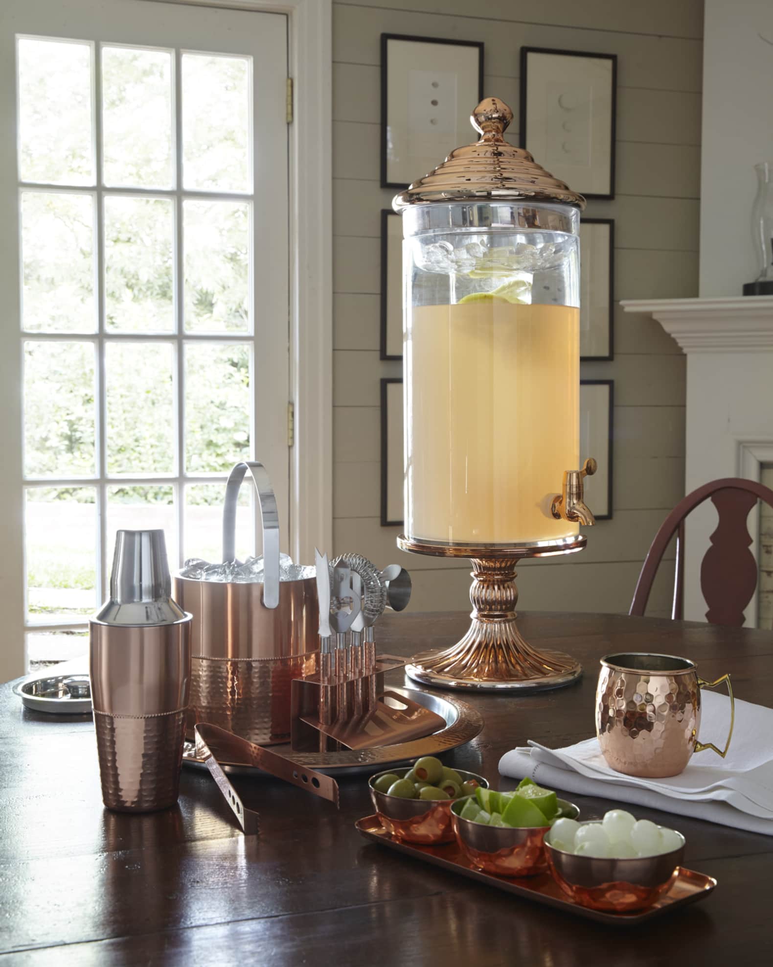 Godinger 9-Piece Copper Bar Set | Neiman Marcus