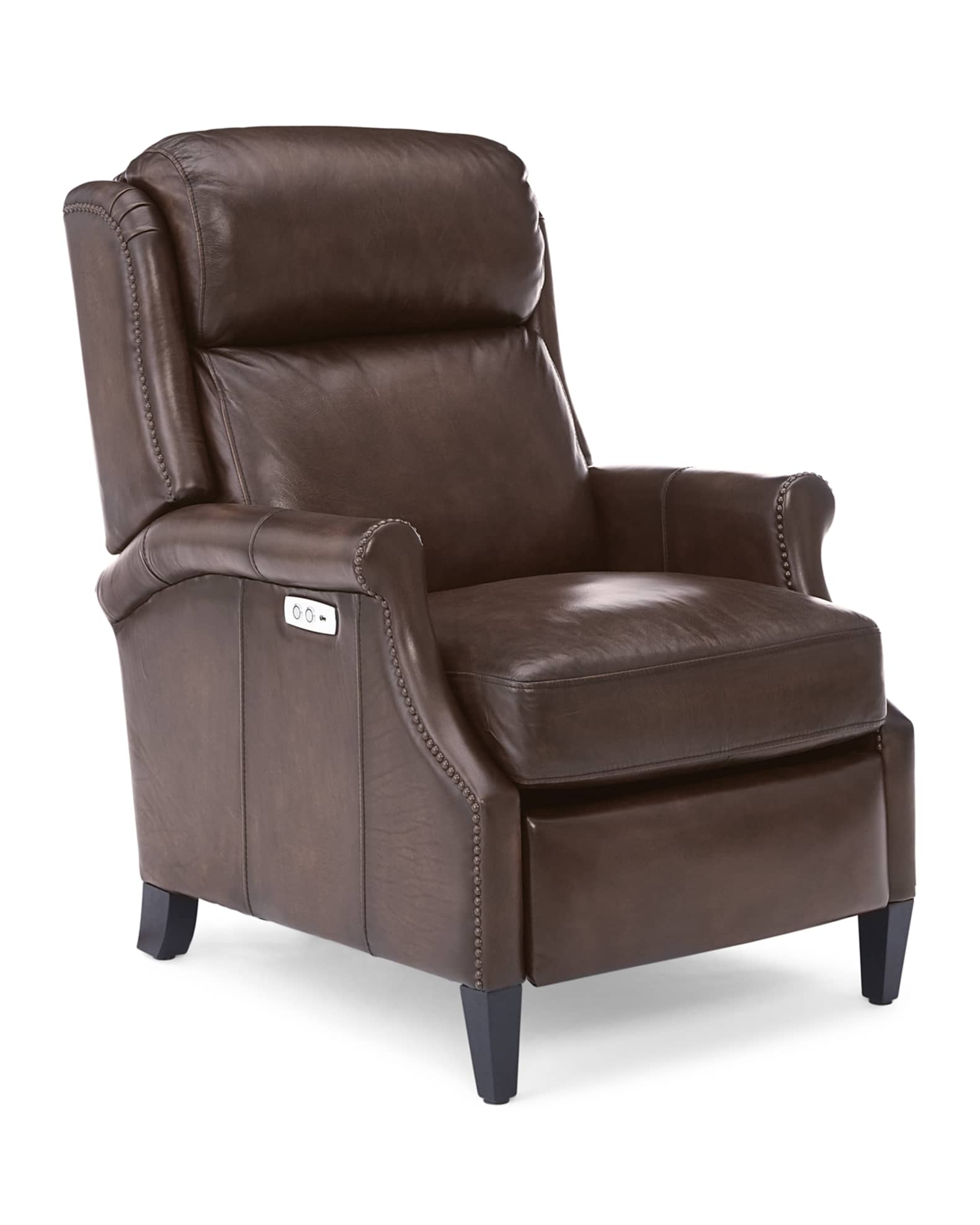 Bernhardt Robin Leather Powered Recliner Chair | Neiman Marcus
