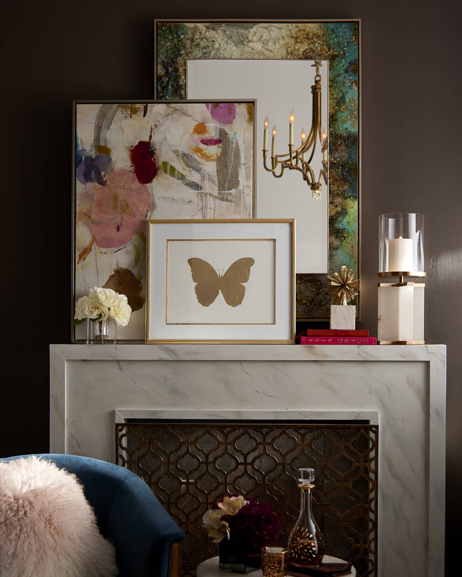 John-Richard Collection Mary Hong's "Galactic" Mirror Wall Art | Neiman ...