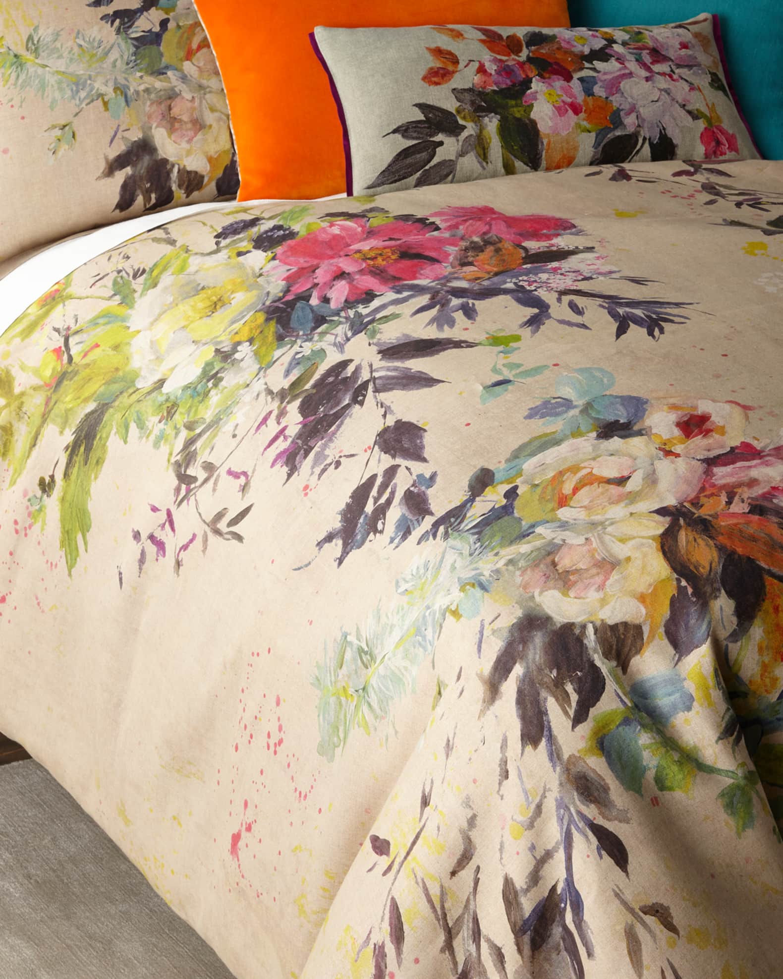 Aubriet Fuchsia Bedding Collection | Neiman Marcus