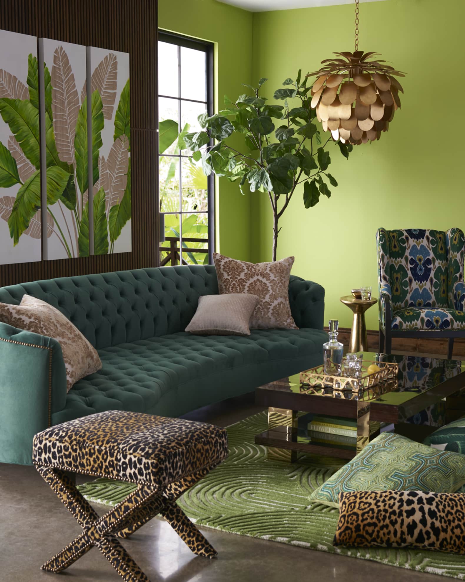 Vaughn Tufted Velvet Sofa 126