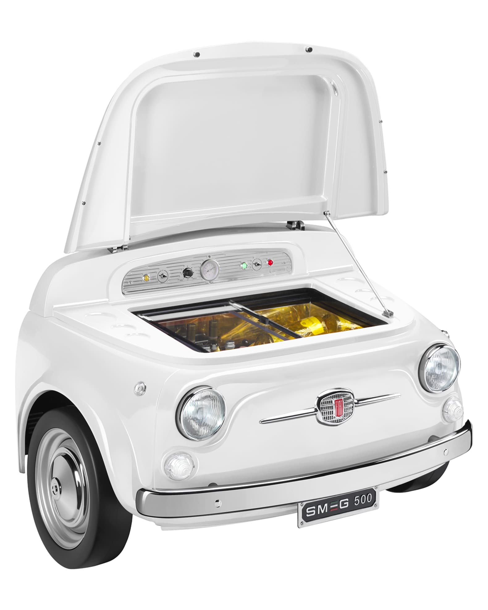 Smeg FIAT X SMEG White Electric Cooler | Neiman Marcus