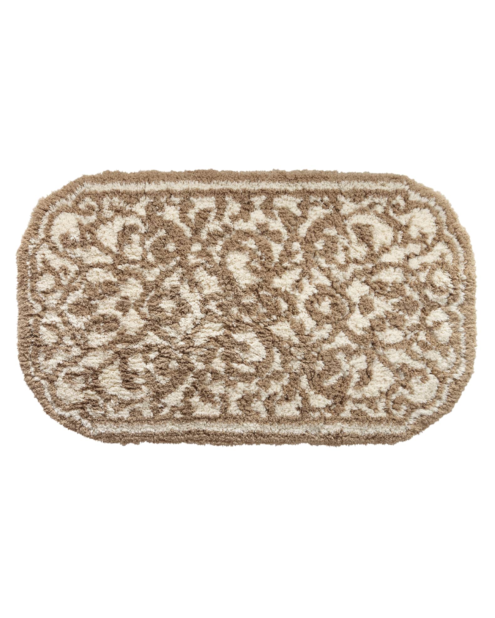 Graccioza Damask Bath Rug | Neiman Marcus