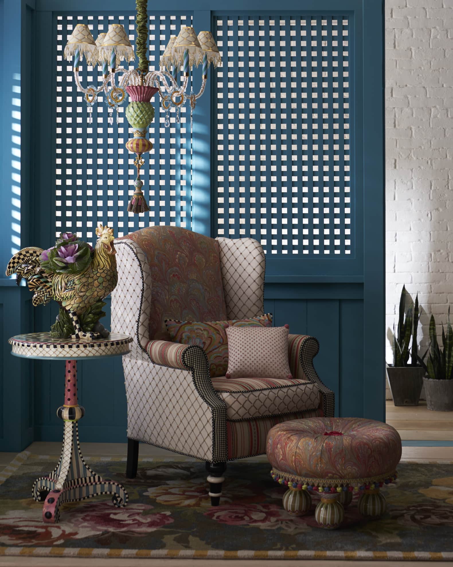 Bloomsbury Garden Rug | Neiman Marcus