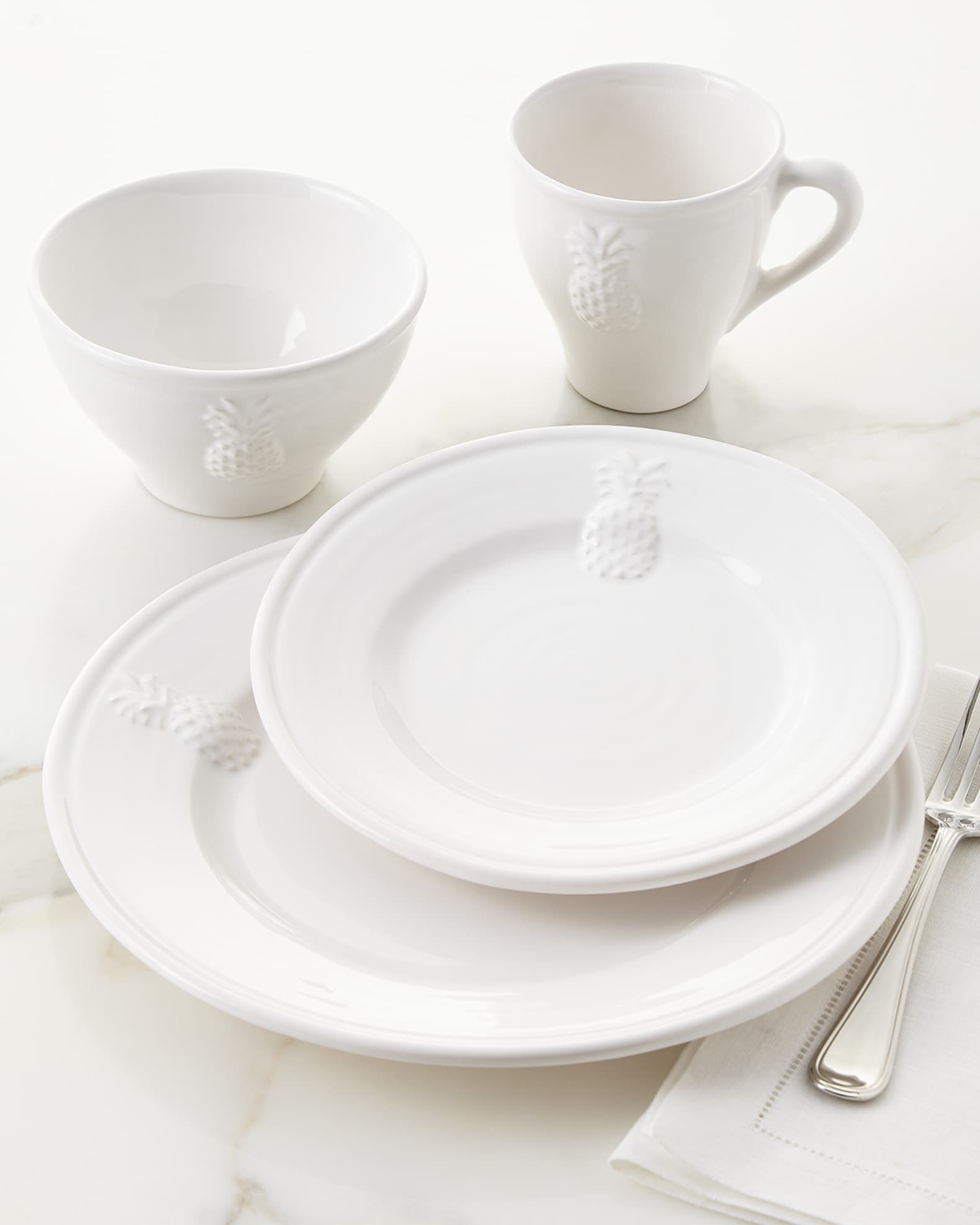 Neiman Marcus 16-Piece Pineapple Dinnerware Service | Neiman Marcus