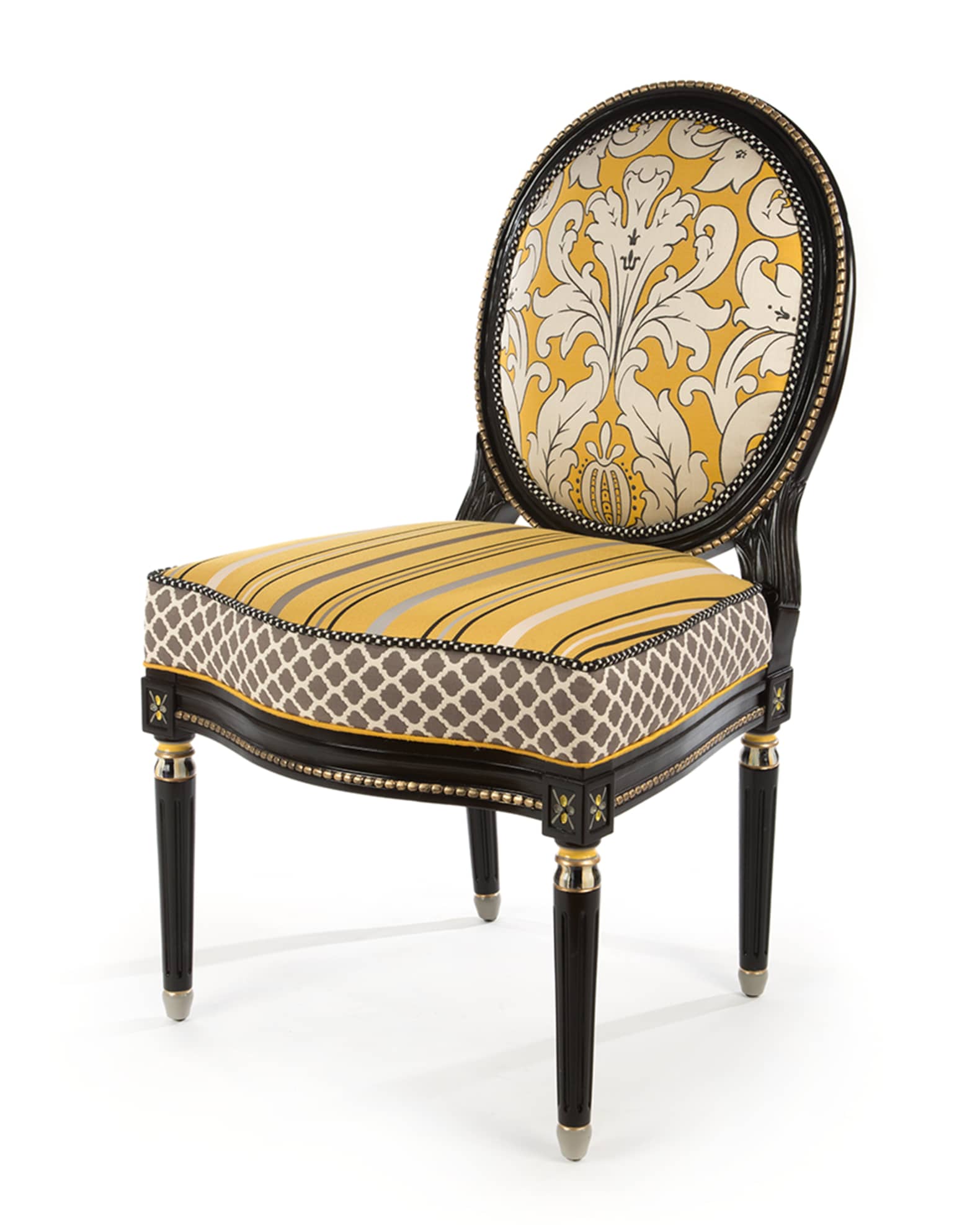 MacKenzie-Childs Queen Bee Side Chair | Neiman Marcus